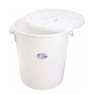 100L round bin white food grade 014730 – Chef Square